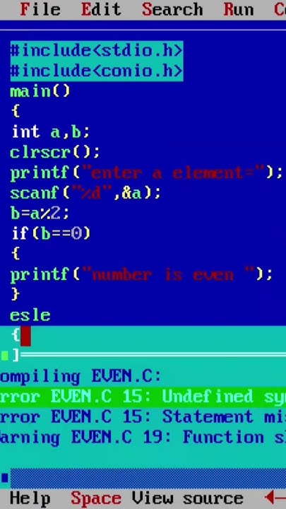 find the number is odd and even using if else condition #coding #shorts - YouTube