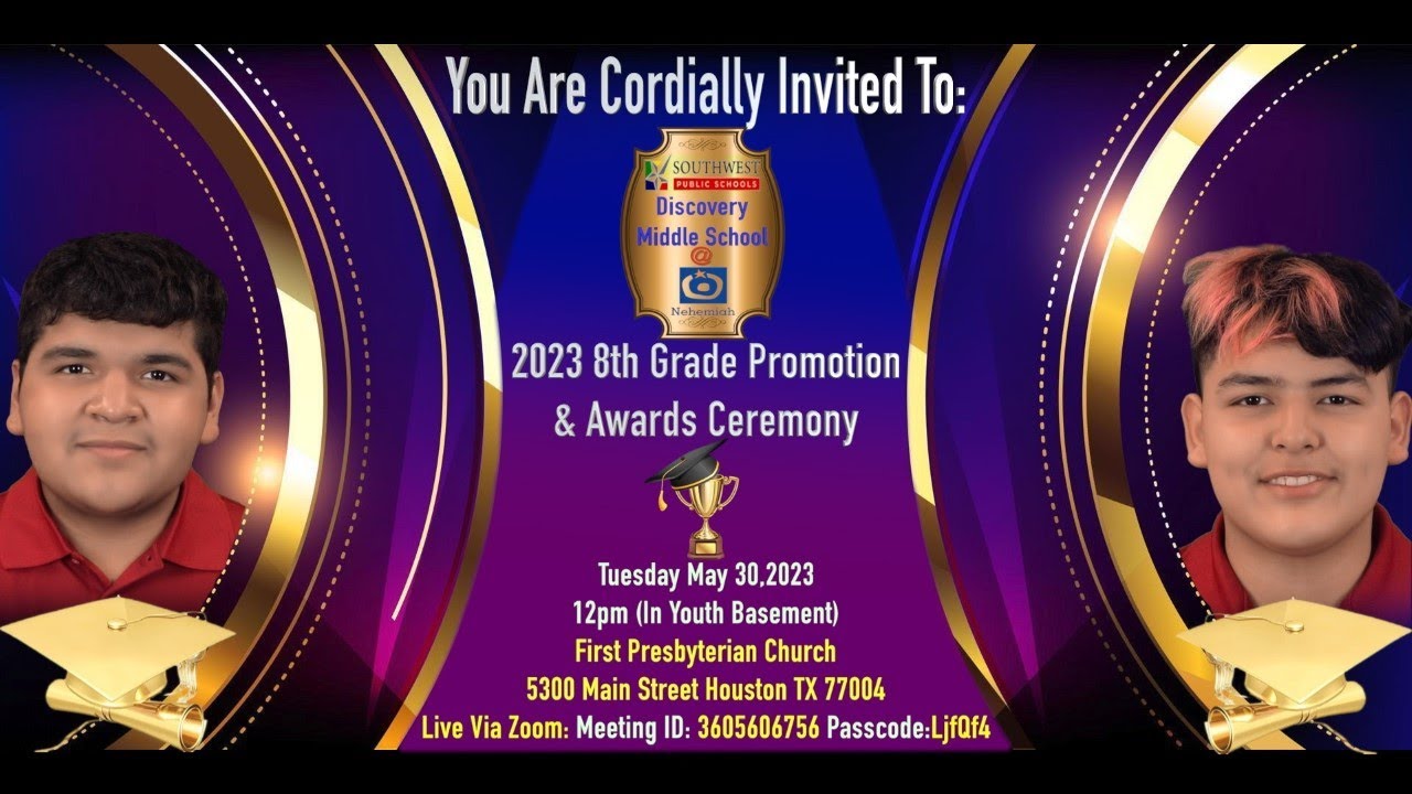 2023 Discovery Middle School @ Nehemiah 8th Grade Promotion Ceremony ...