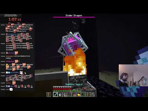 Forsen Minecraft End Crystal Death Any% Speedrun WORLD RECORD - YouTube