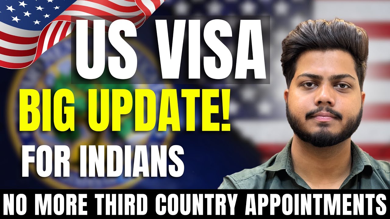 🇺🇸 US Visa Big Update 2025 | No Appointments From Third Countries ...