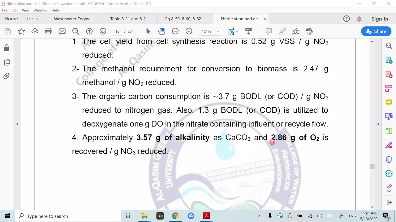 Denitrification Process - YouTube