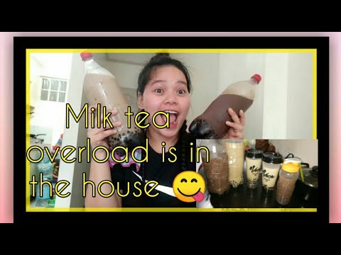 MILK TEA Overload very affordable 😍😍| Emskie vlog #Unlimited milk tea # ...