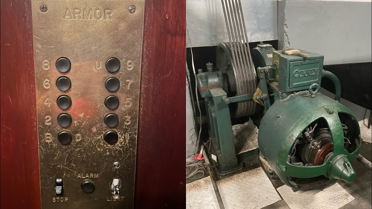 [Machine Room Tour] Antique 1923 Gurney/Armor Elevator in New York City ...