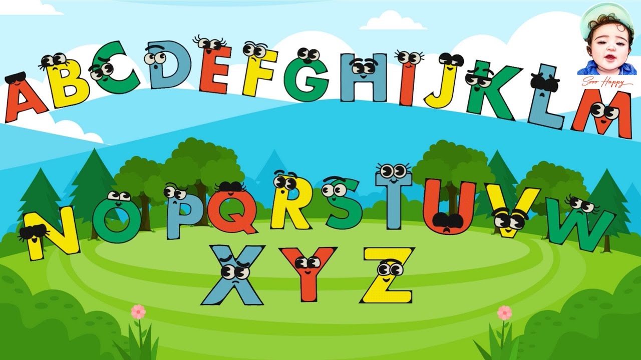 Alphabet Song, ABC Song, Alphabet Cartoon, Capital letters, Alphabet ...