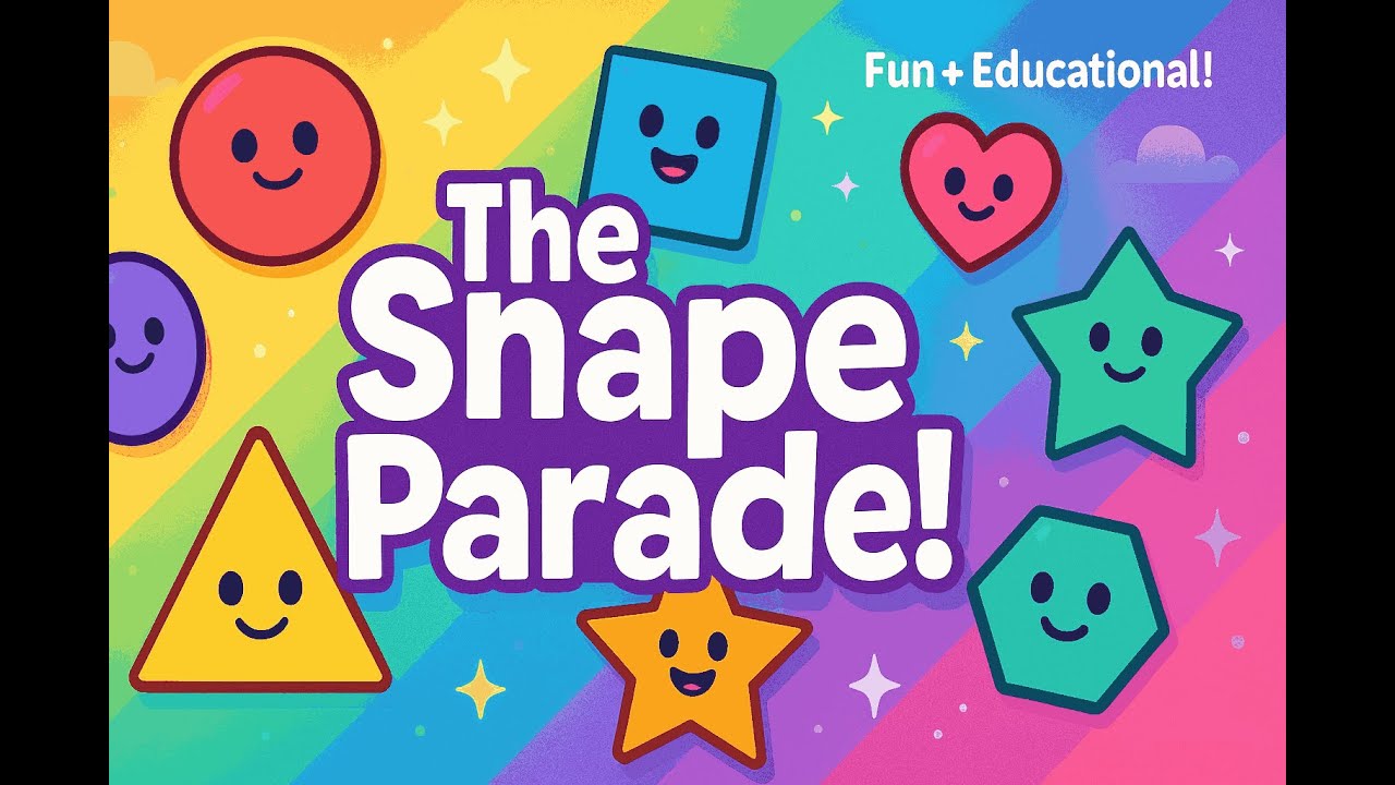 The Shape Parade #TheShapeParade #ShapesForKids #EducationalPoem # ...