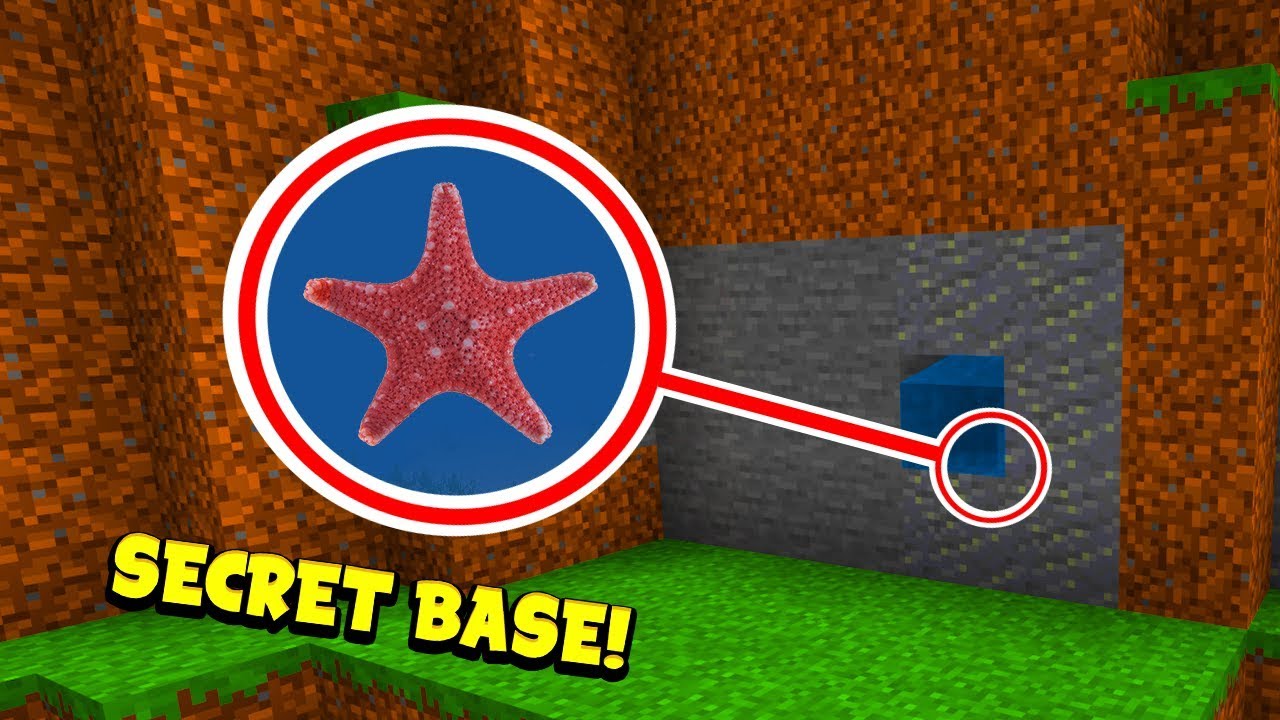 We Found The Starfish SECRET BASE IN MINECRAFT PE! (POCKET EDITION ...