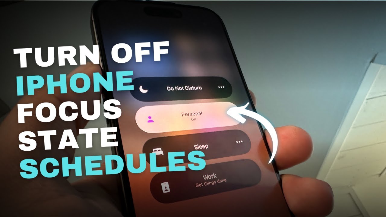 iPhone Automatically Sets to "Personal Focus" - How to Turn Off All ...