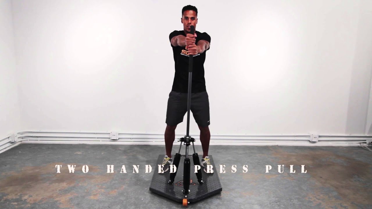 180 Two Handed Press Pull - YouTube