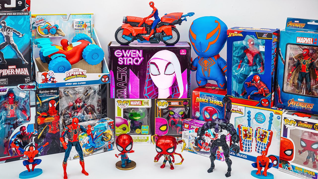 Spider-Man Toy Collection Unboxing Review| Spidey and His Amazing ...