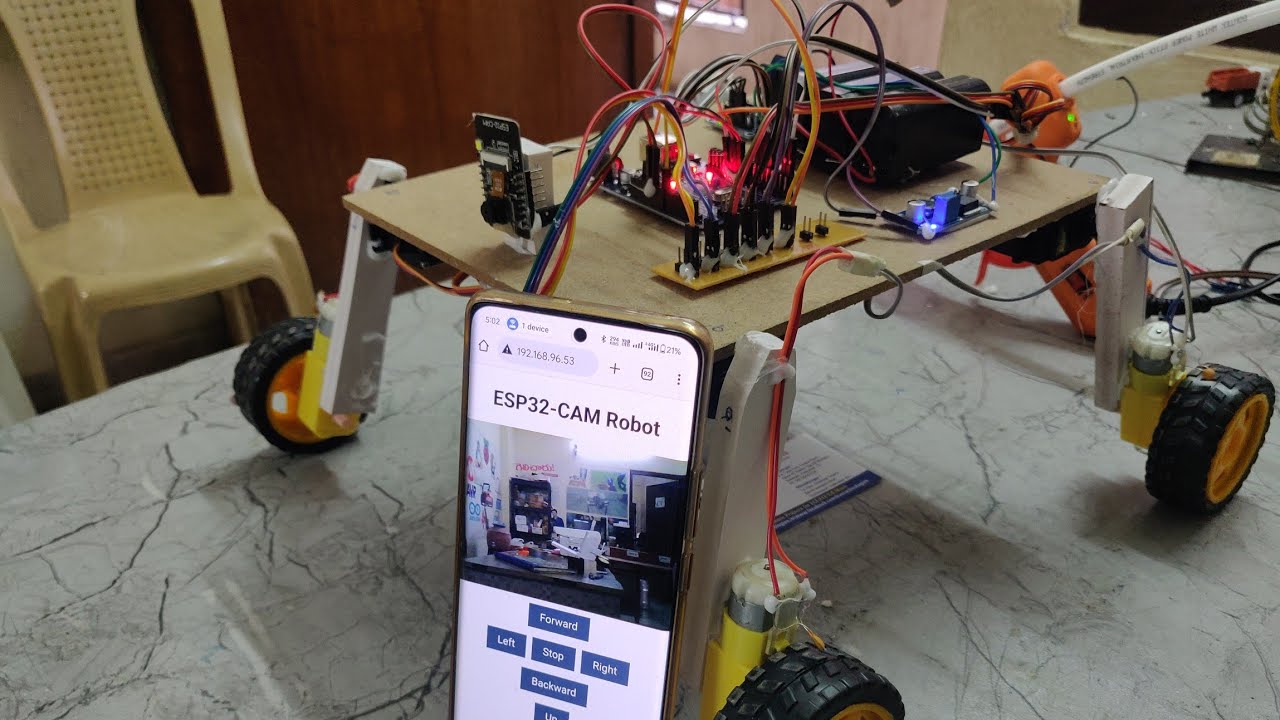 Intelligent SPY Robot Using ESP32 Cam and Arduino - YouTube