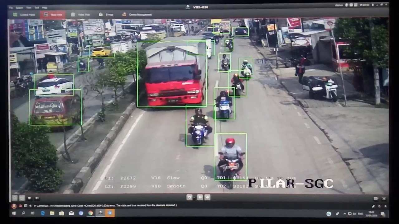 Hikvision smart kamera traffic iDS-TCD200-A - YouTube