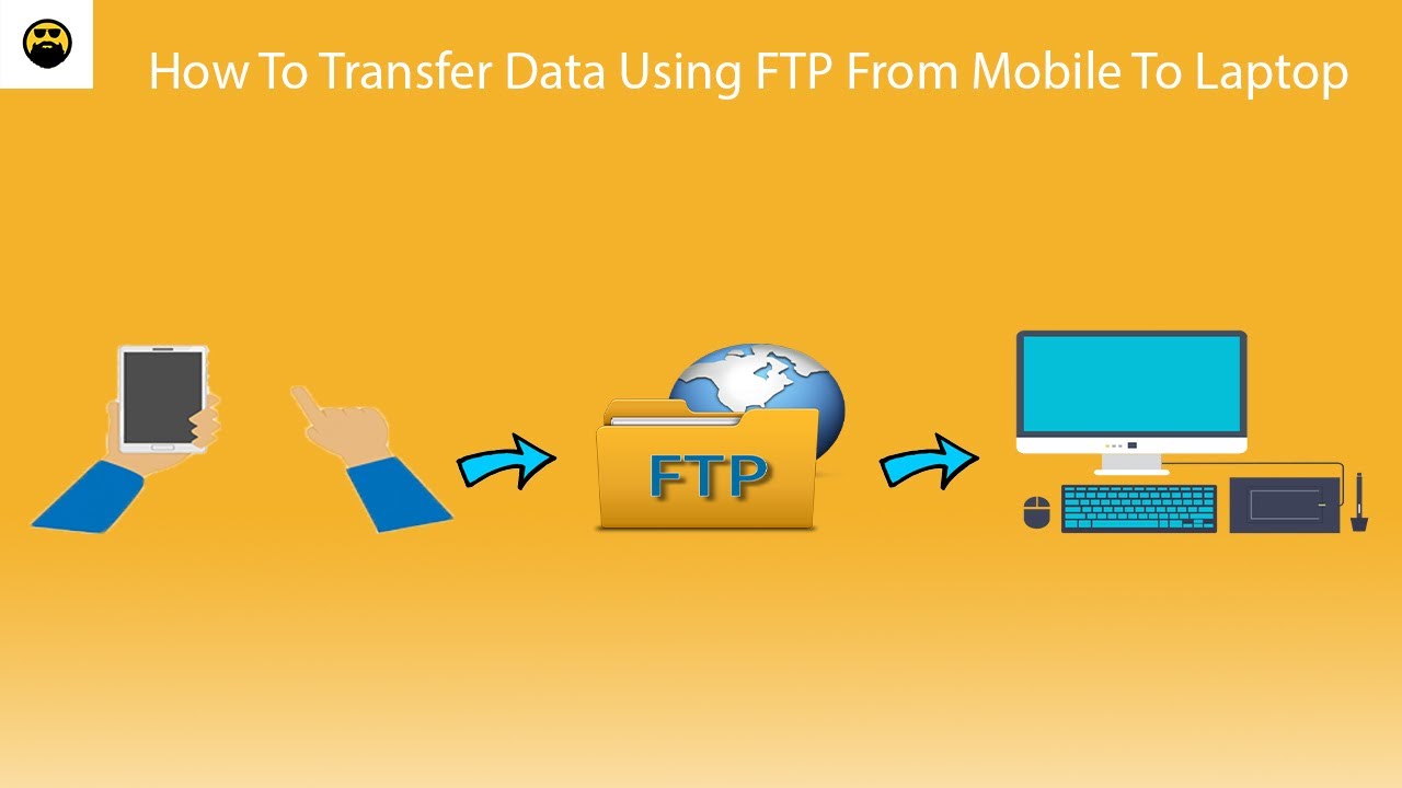 How To Transfer Data Using FTP From Mobile To Laptop - YouTube