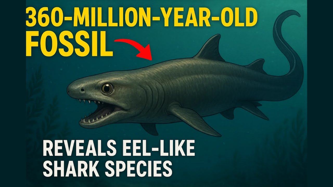 360-Million-Year-Old Fossil Reveals Eel-Like Shark From the Time Before ...