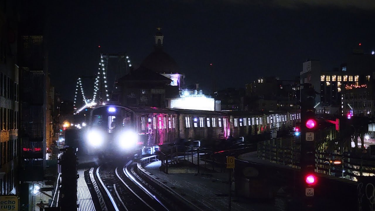 NYC Subway: “Open Gangway” R211T train transferring from Pitkin Yard to ...