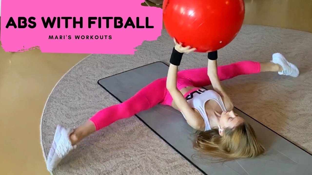 ABS with fitball - YouTube