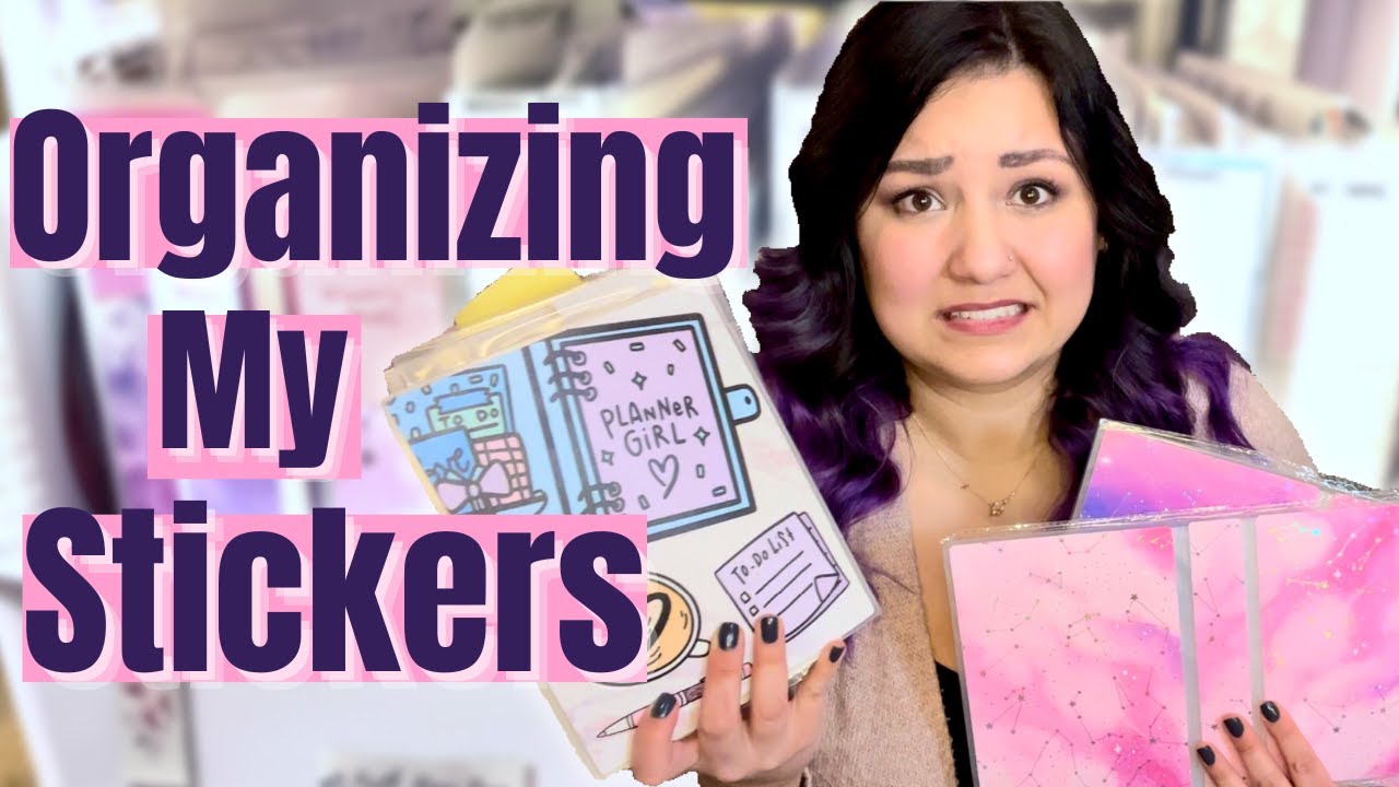 Organizing My Planner Stickers - YouTube