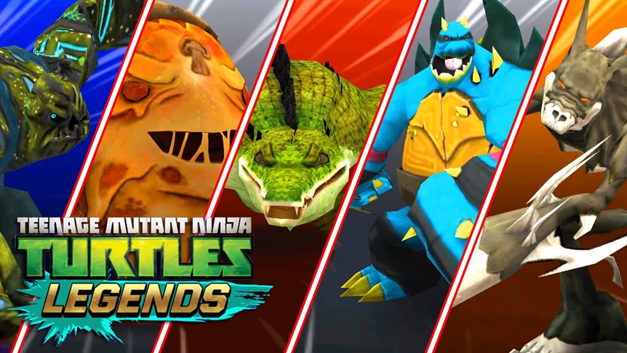 TMNT Legends Leatherhead Slash Rahzar Pizza Face Creep - YouTube