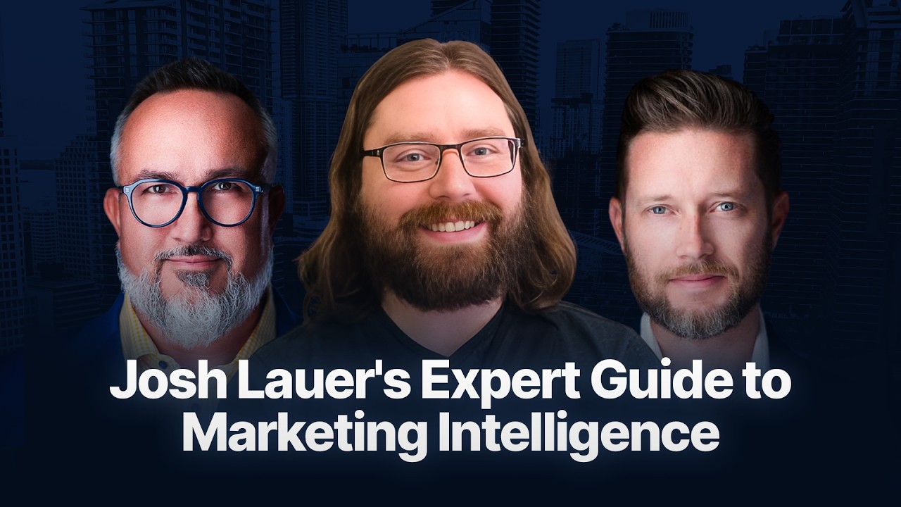 Marketing Intelligence for Insurance Agencies with Joshua Lauer - YouTube