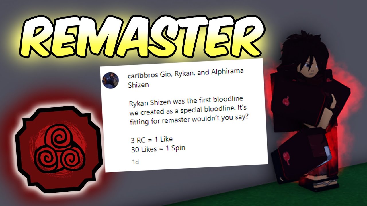 (NEW CODE) RYKAN SHIZEN WILL BE REMASTERED? | Shinobi Life 2 - YouTube