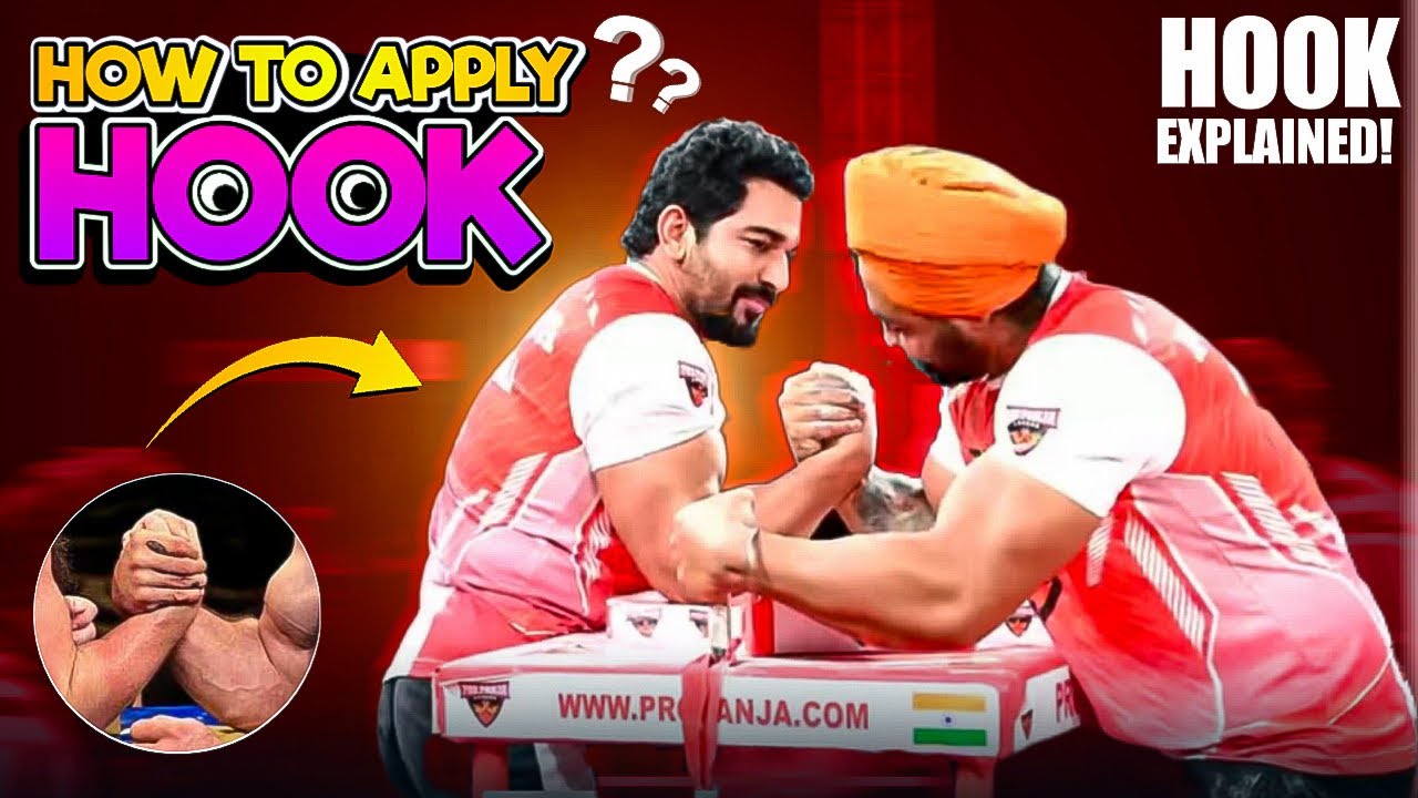 “Hook” Techinque in Armwrestling 🦾|| Best Grips and Excercise by SANJAY ...
