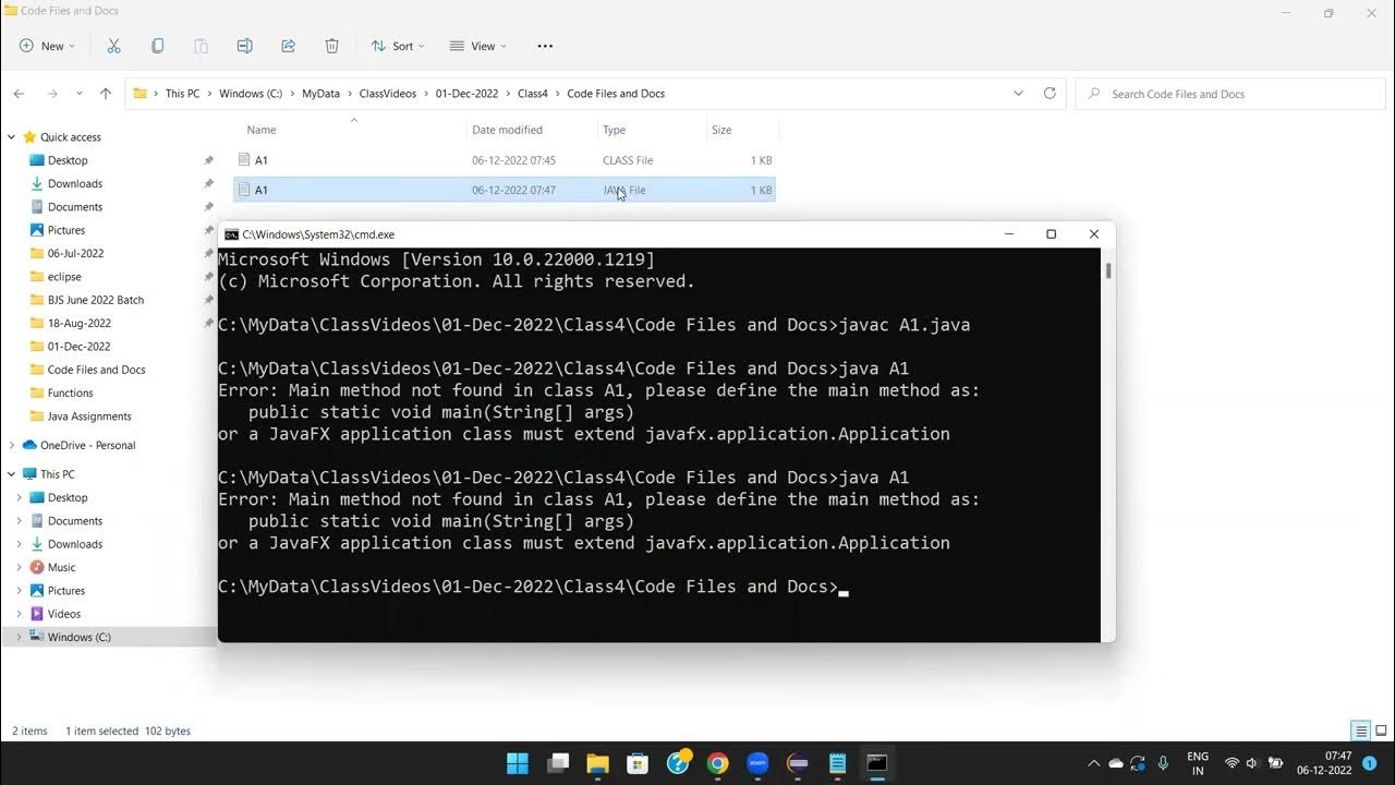 Class4- Dec 2022 Java Selenium Batch - YouTube