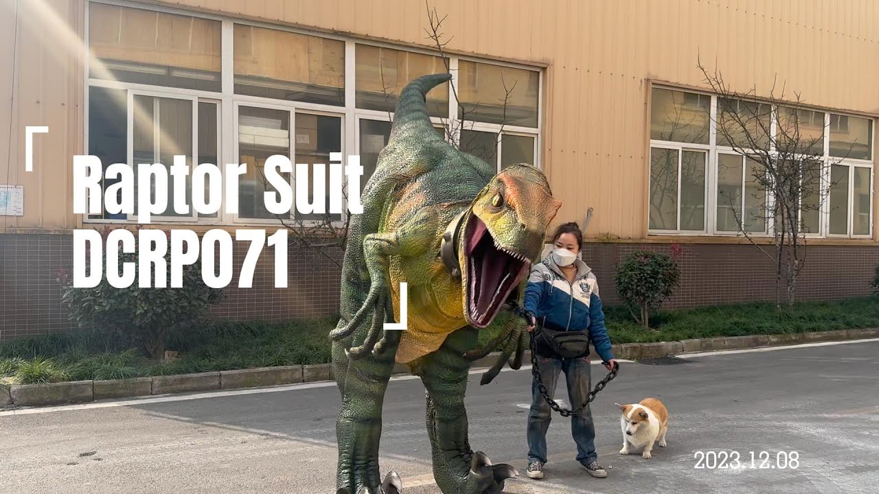 DCRP701-Green Raptor Suit - YouTube