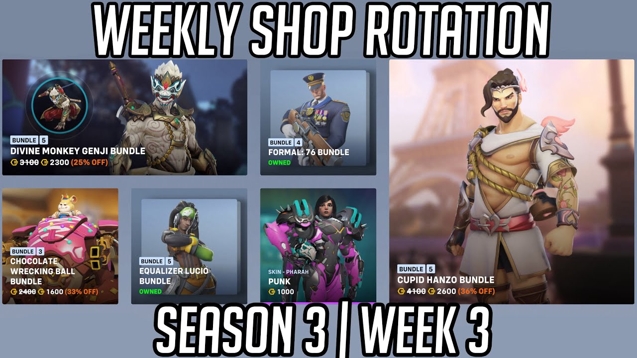 Season 3 | Week 3 Shop Rotation - Overwatch 2 - YouTube