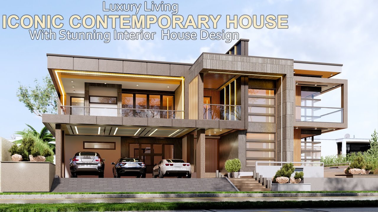 Luxury Living: Iconic Contemporary House With Stunning Interior House ...
