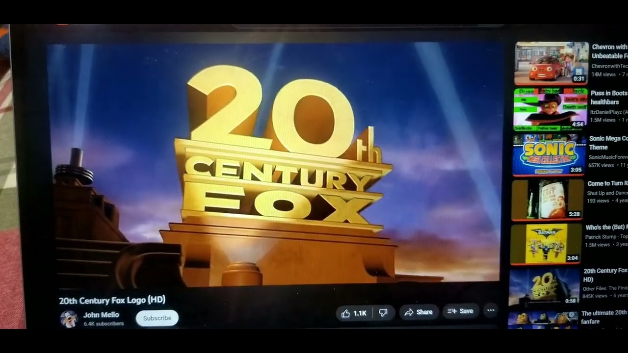 20th Century Fox From 1994 To 2009 With The PS2 Start Up Sound - YouTube
