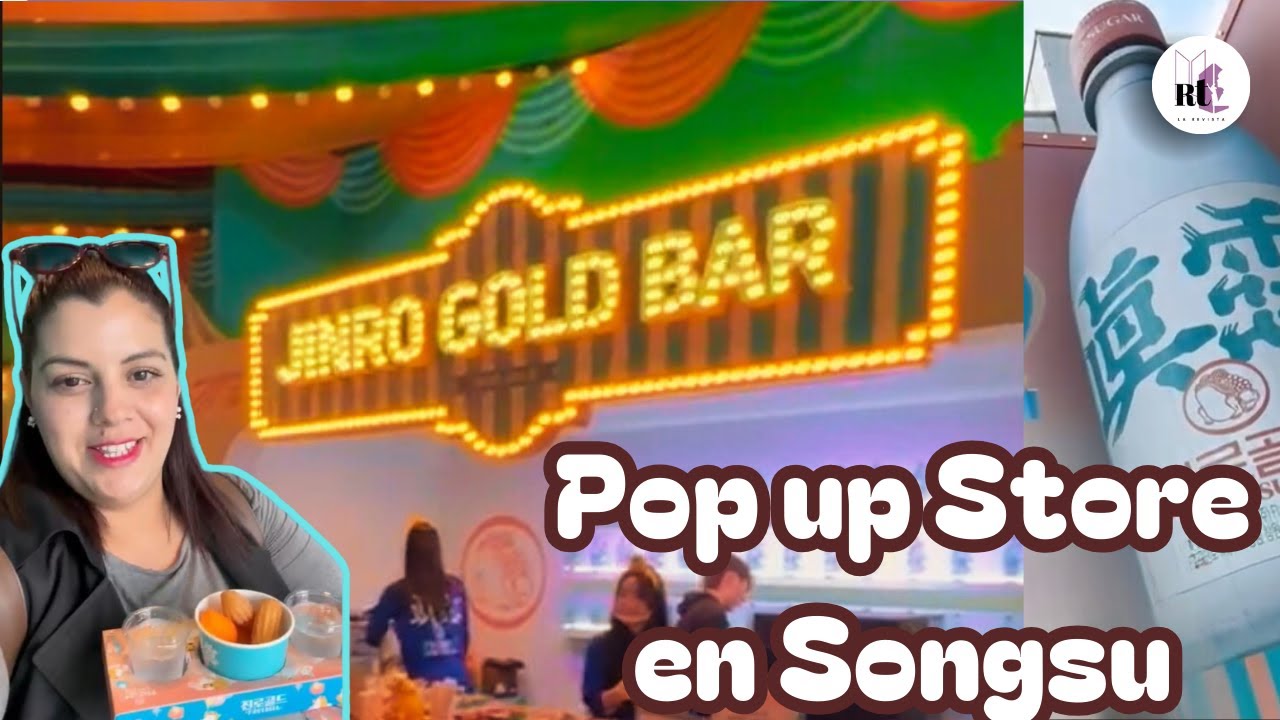 Acompáñanos a la Pop up Store del Soju Jinro en Jongsu 😋 - YouTube