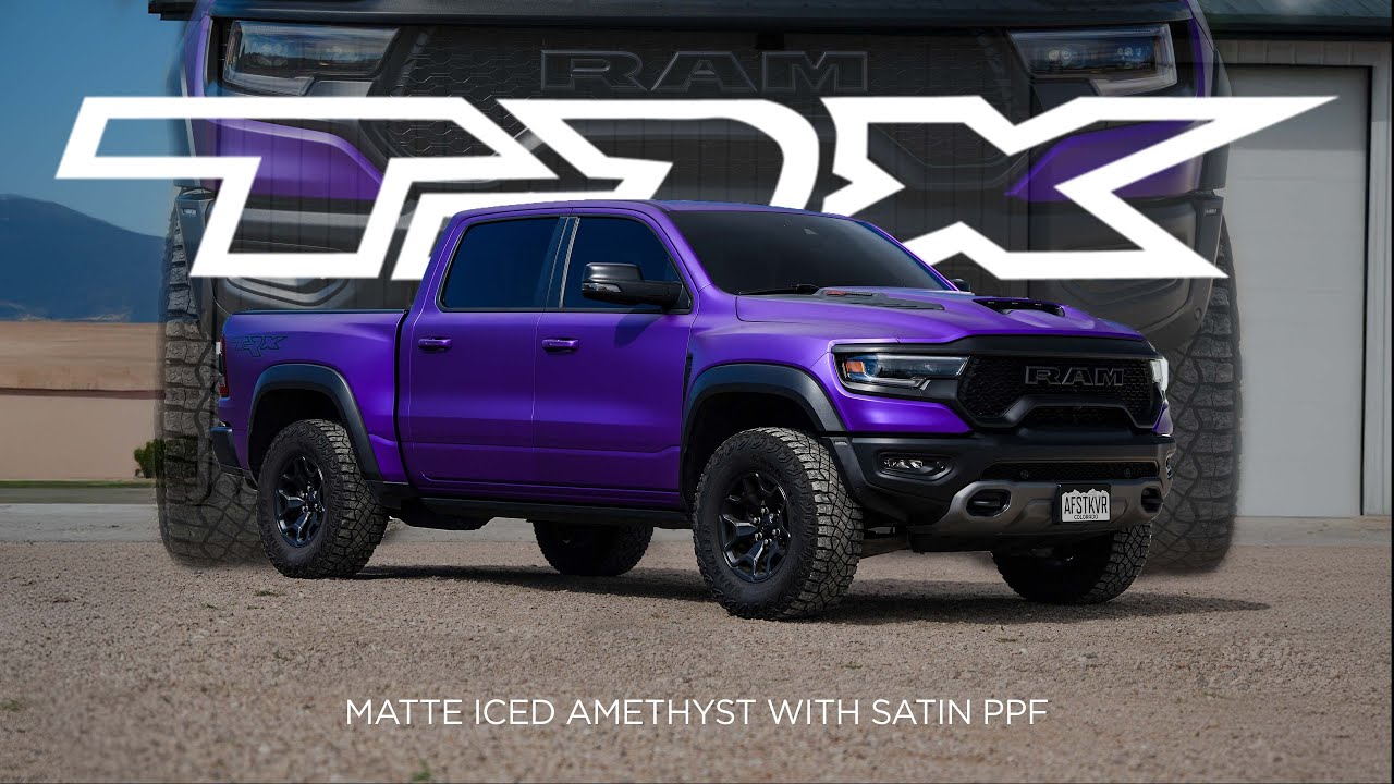 MATTE ROYAL AMETHYST 2023 RAM TRX | 4K | - YouTube