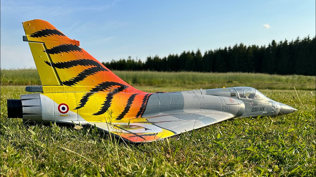 Motion Rc Mirage 2000 edf Vasa jet fan - YouTube