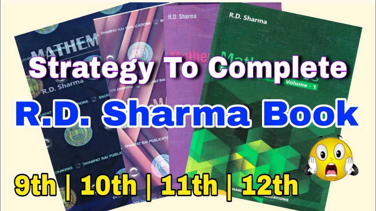 How Will I Solve R.D. Sharma quickly ? || Strategy to Complete RD ...