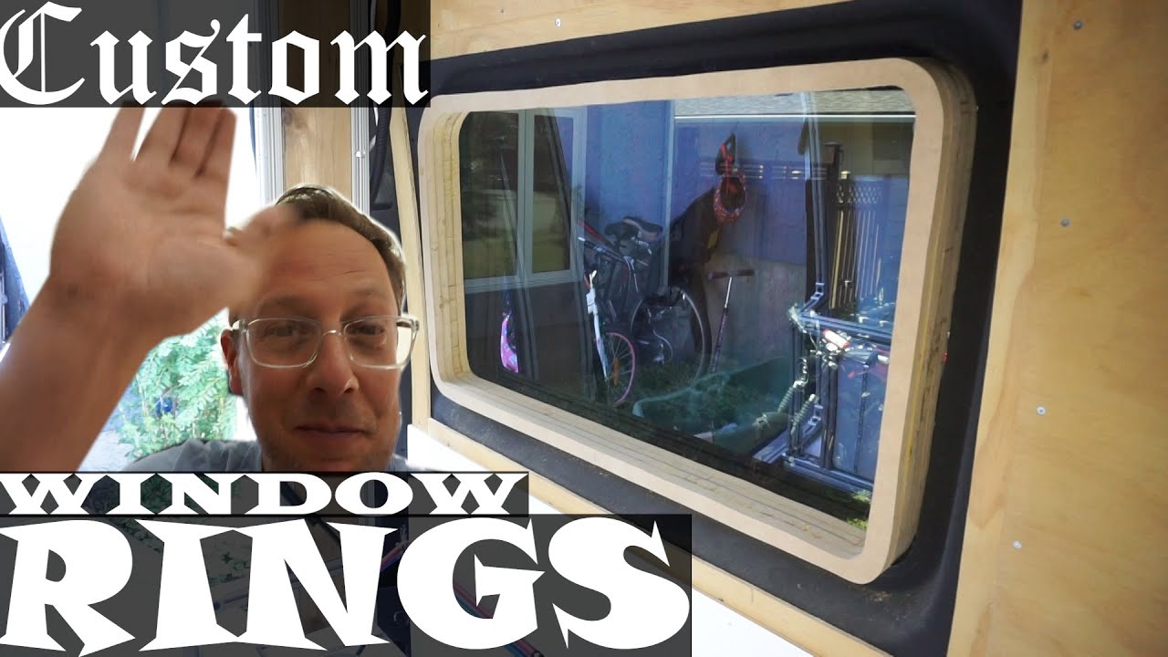 How to FRAME VAN WINDOWS | FOUR SEASON VAN-BUILD | EP. 69 - YouTube