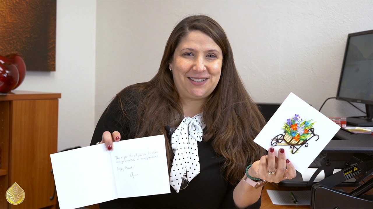 How to Write Neatly in a Greeting Card - YouTube