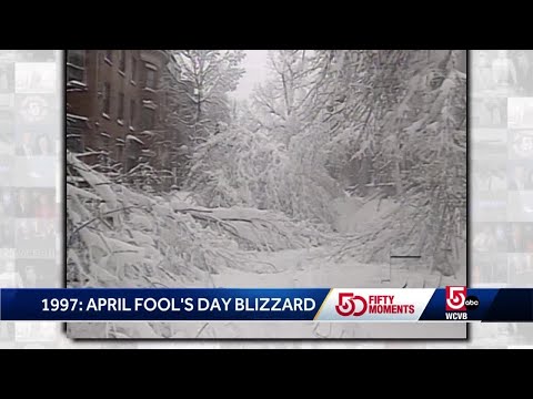 WCVB at 50: April Fool's Day blizzard in 1997 - YouTube