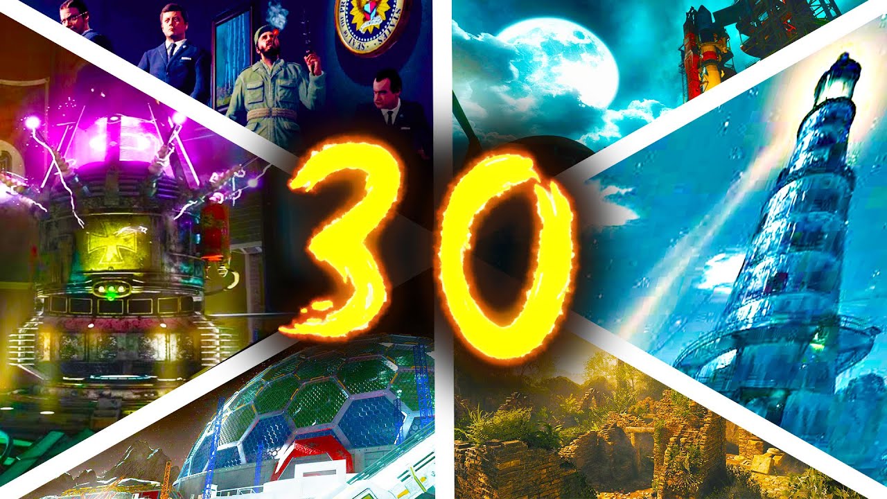 Round 30 on EVERY Black Ops Zombies Map. - YouTube