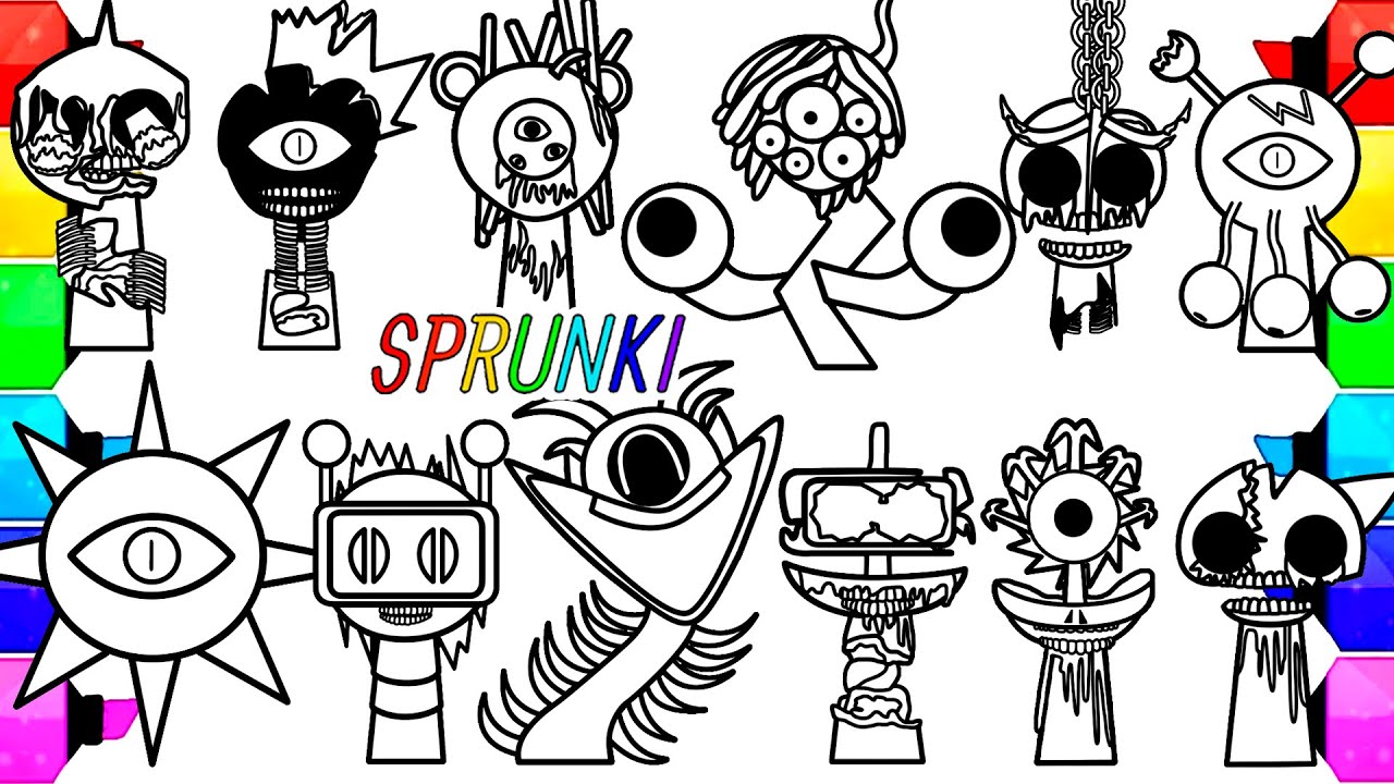 Incredibox Sprunki New Coloring Pages / How to Color Sprunki PHASE 9 ...