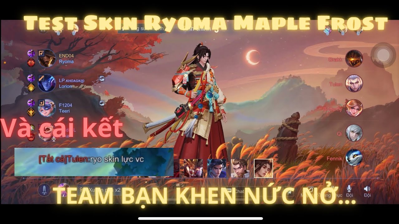 TEST SKIN Ryoma Maple Frost: Tổng Hợp Những Pha Highlight Hay Nhất Liên ...