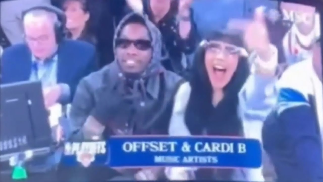 Cardi B & Offset @ Nicks Game & Wave!!!! - YouTube