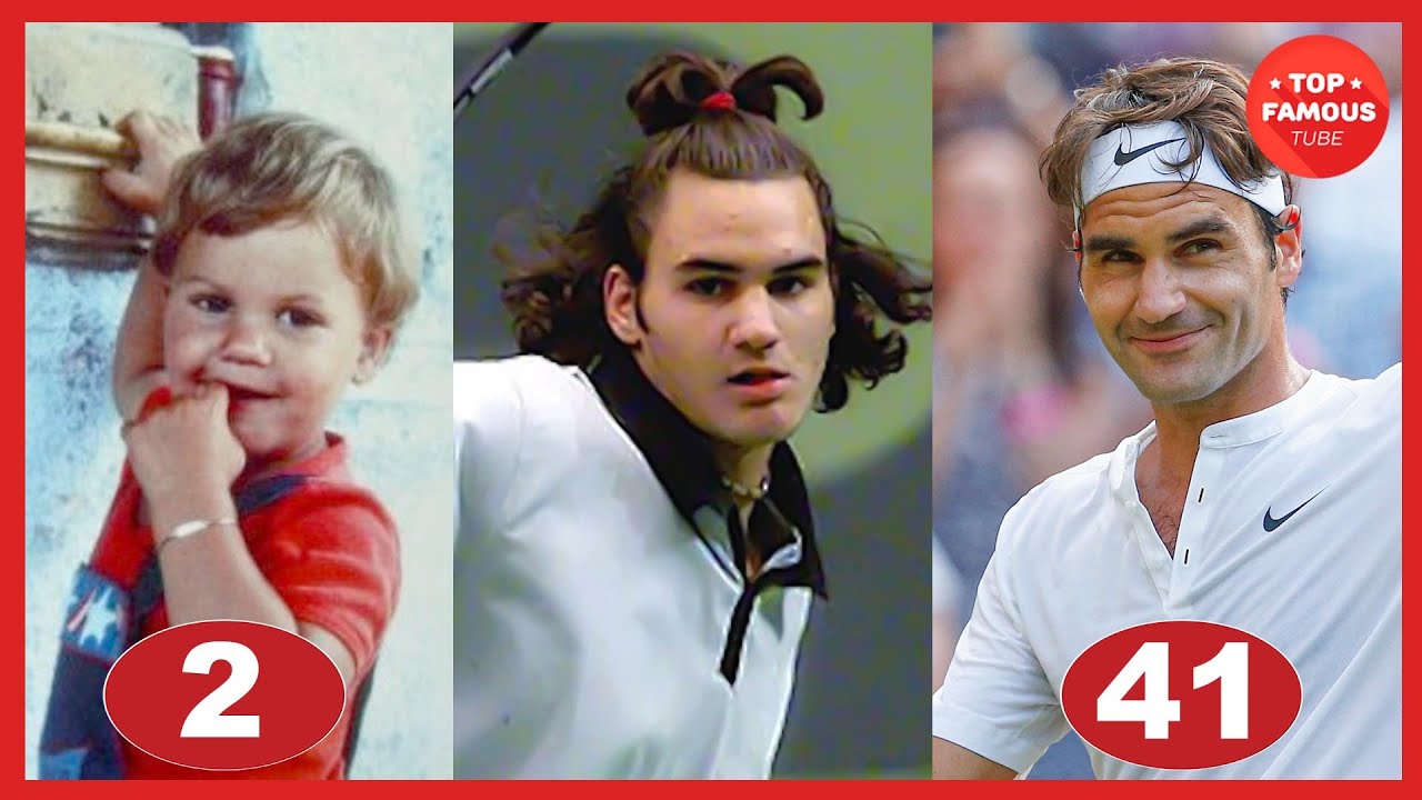 Roger Federer Transformation ⭐ The greatest tennis players in history ...