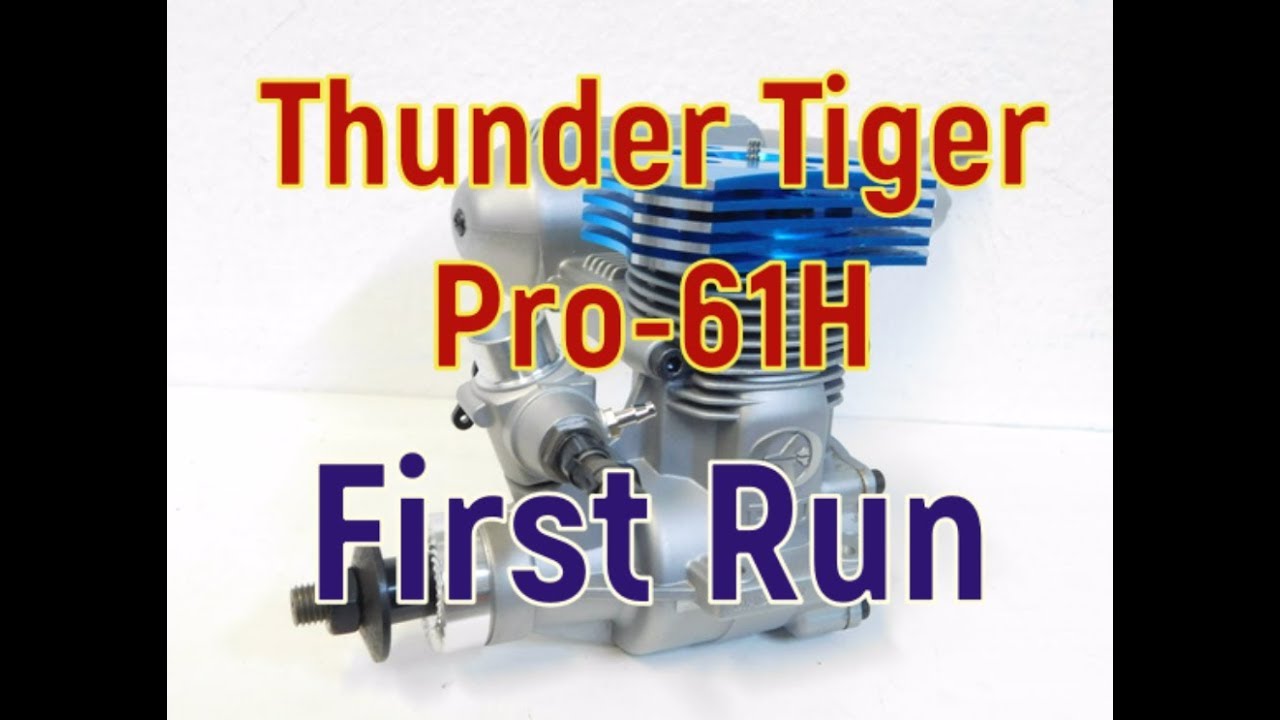 Thunder Tiger Pro-61H First Run - YouTube