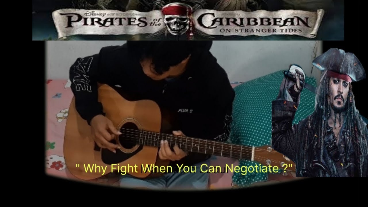 He's a Pirate (Pirates Of The Caribbean) - Fingerstyle Guitar Cover ...