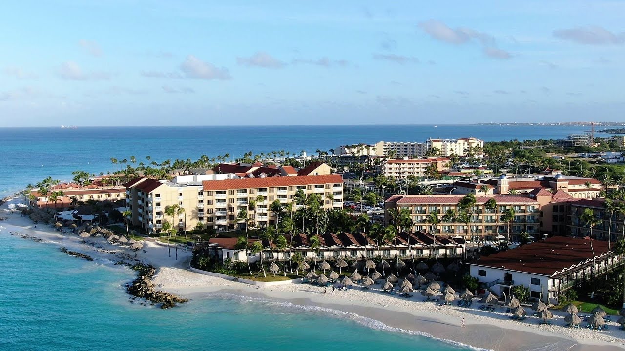 Aruba, Bird's Eye of Divi, Tamarijn & Beach Club resorts. P.4 - YouTube