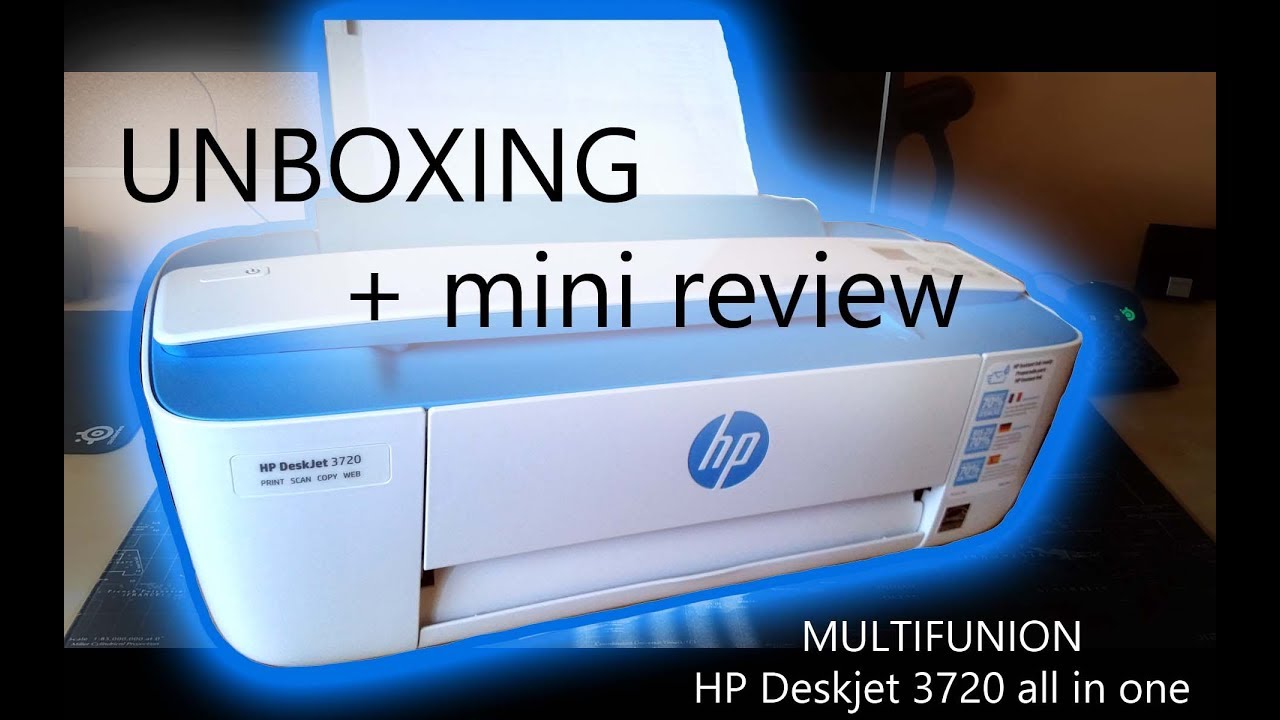 Unboxing HP Deskjet 3720 - la multifunción más pequeña del mercado ...