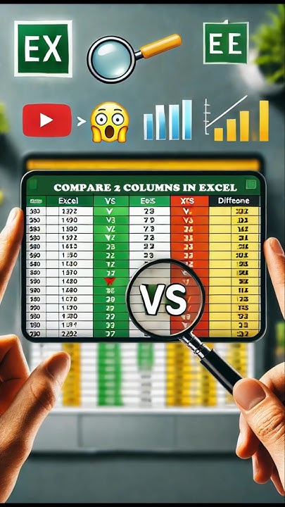 How To Compare Two Columns in Excel in Seconds – Quick & Easy Method! #excel #ytshorts # ...