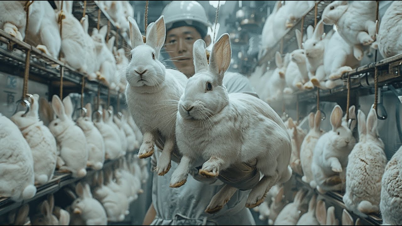 Rabbit Farm - How China Farmer Raised Millions Rabbit For Meat - Rabbit ...