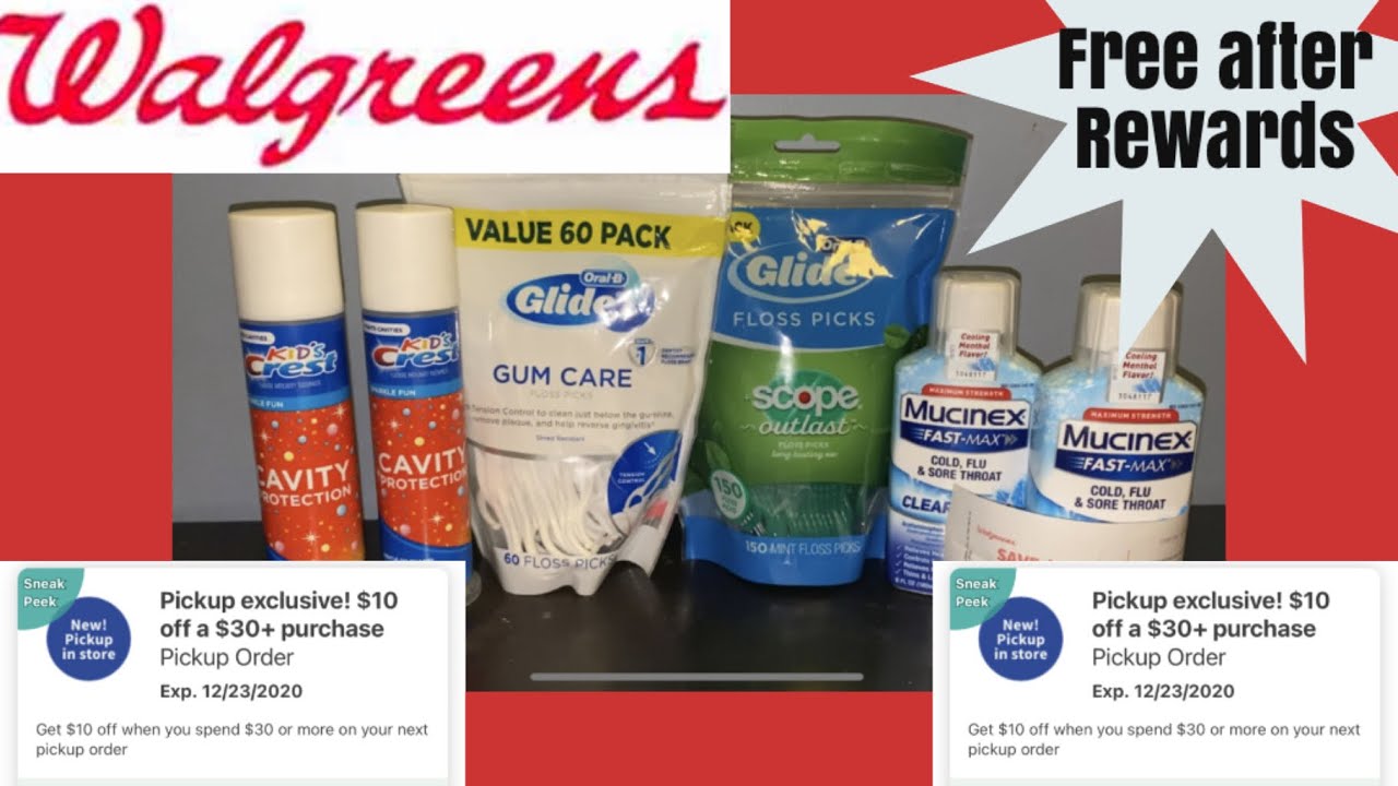 Walgreens $10/$30 with Spend $25 get $5 Cash rewards - YouTube