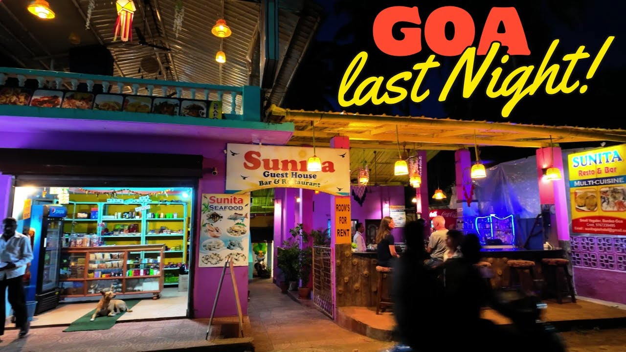 Dipty's and Chapora Street | Last Night in North Goa - YouTube