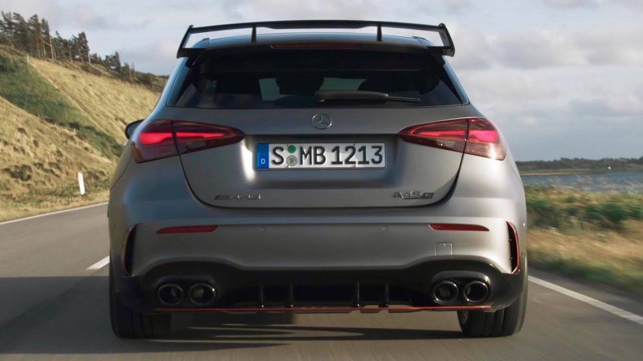 New Mercedes-AMG A 45 S (2023) FACELIFT - SOUND & specs - YouTube